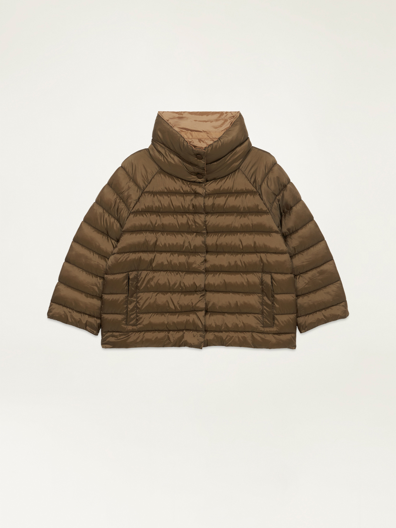 Lightweight boxy down jacket