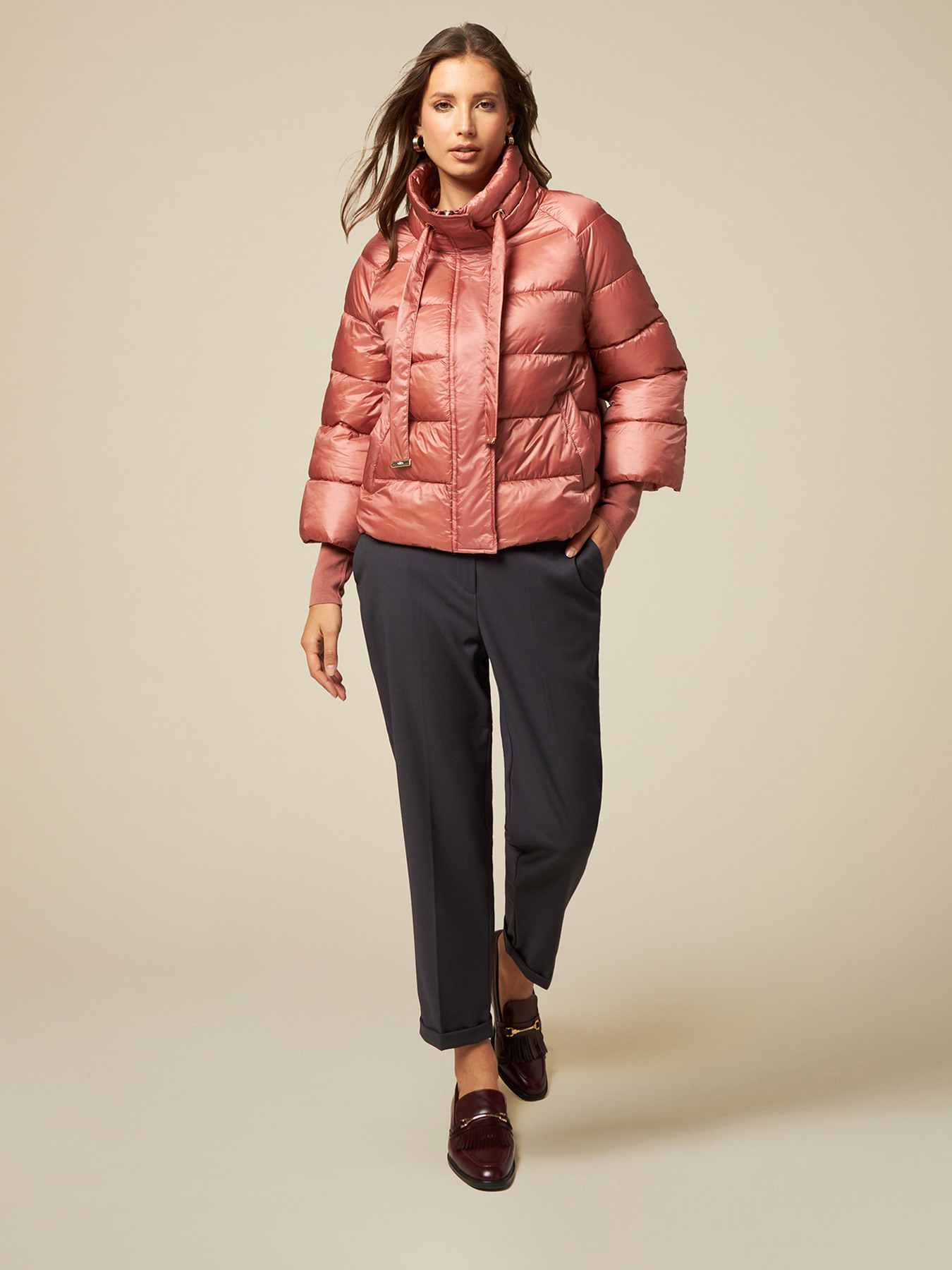 Boxy down jacket