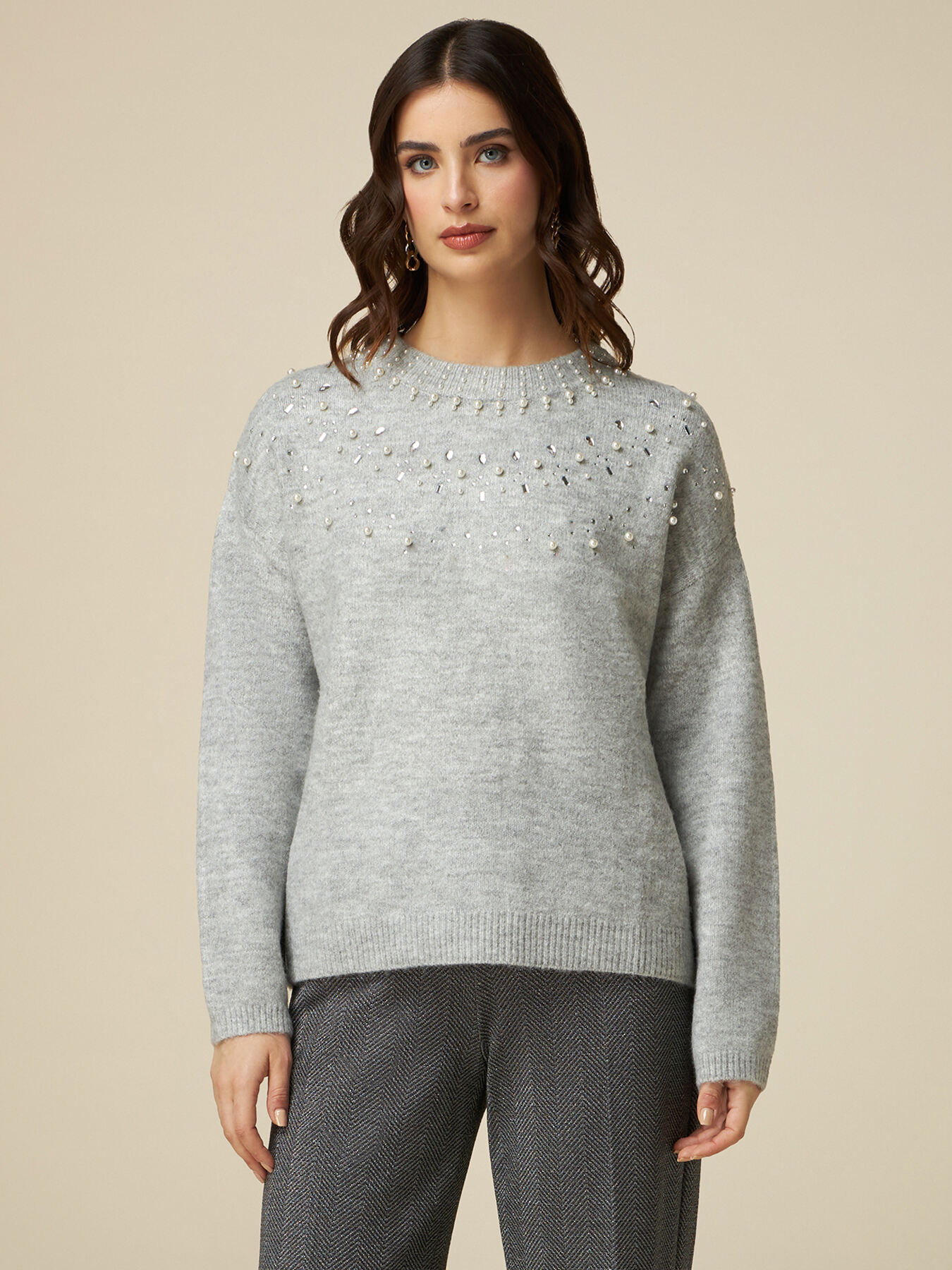 Maglia con applicazioni