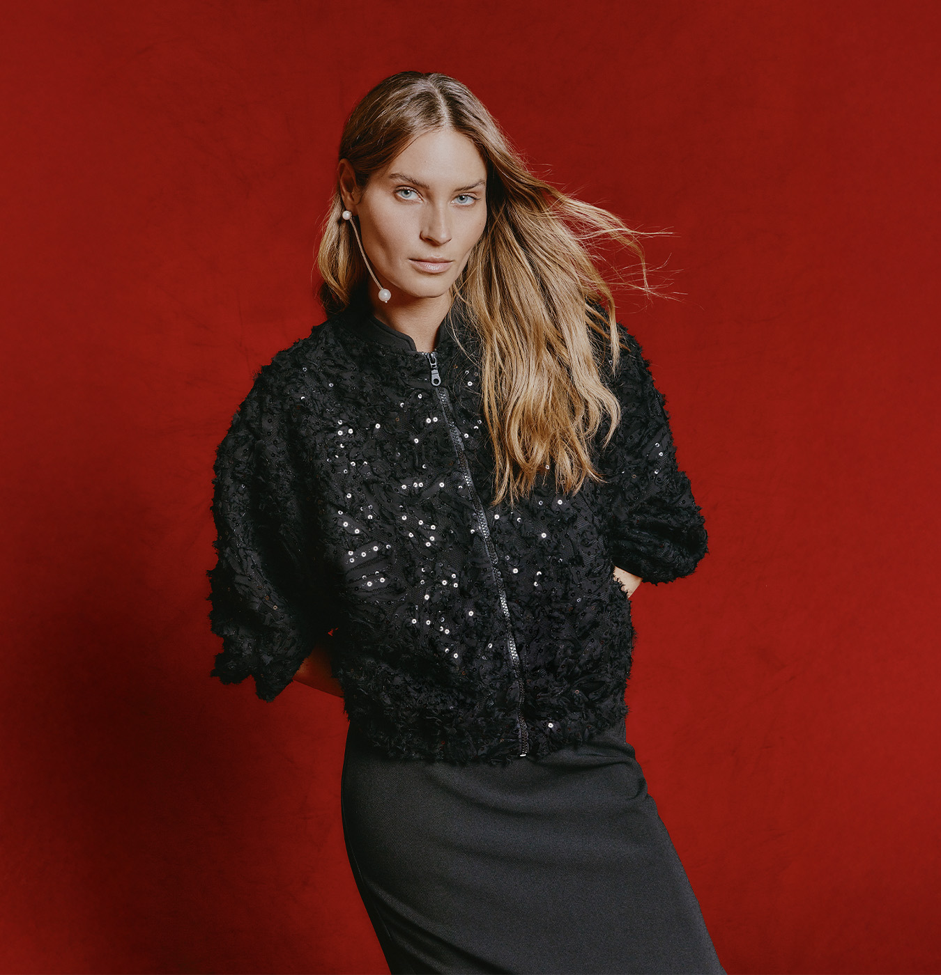 Blazer doppiopetto con bottoni foderati